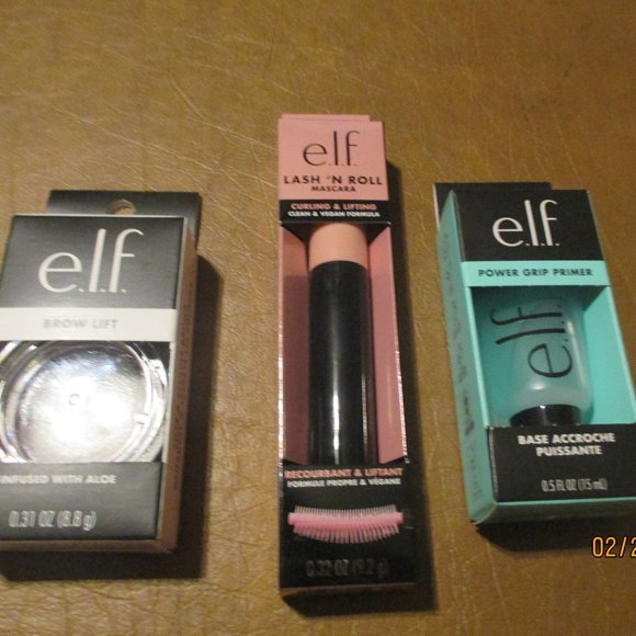 E.L.F. | Makeup | New Elf Bundle Lash N Roll Brow Lift Power Grip ...
